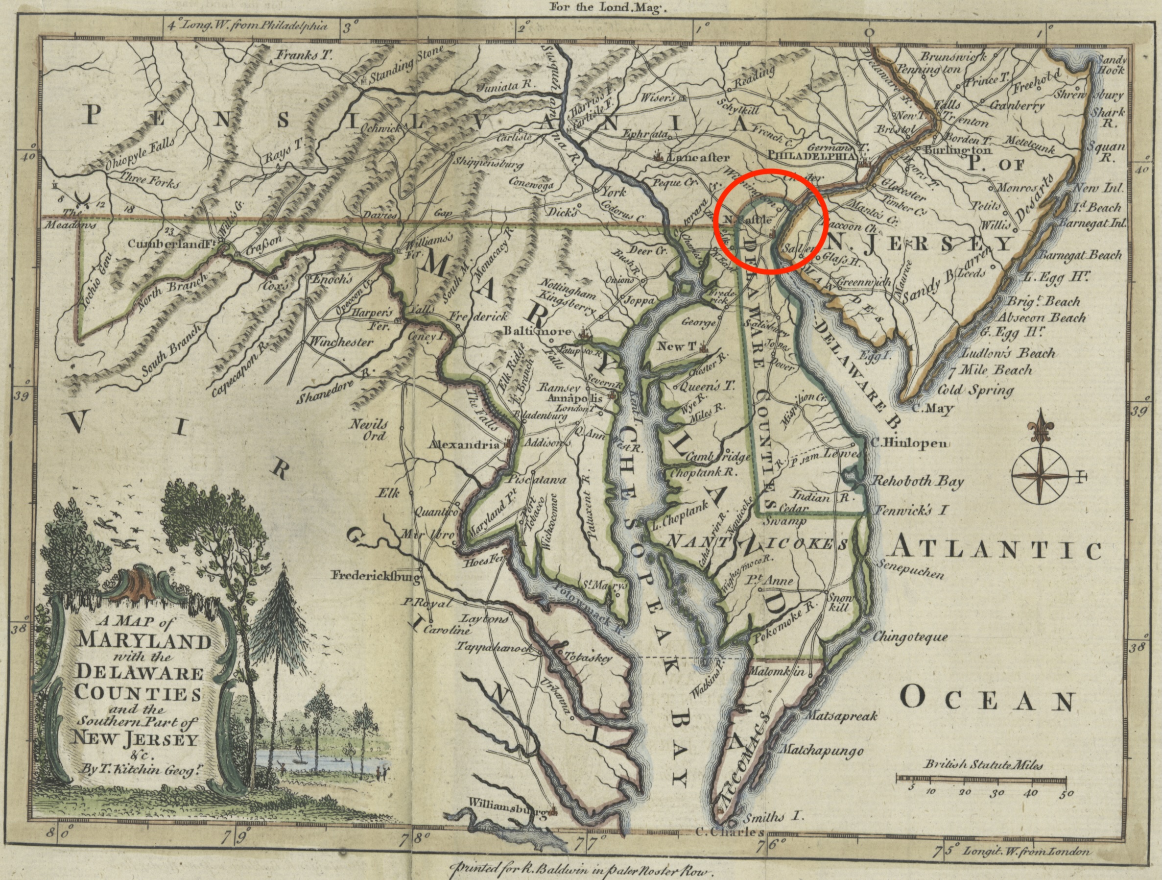 Colonial Quakers Map